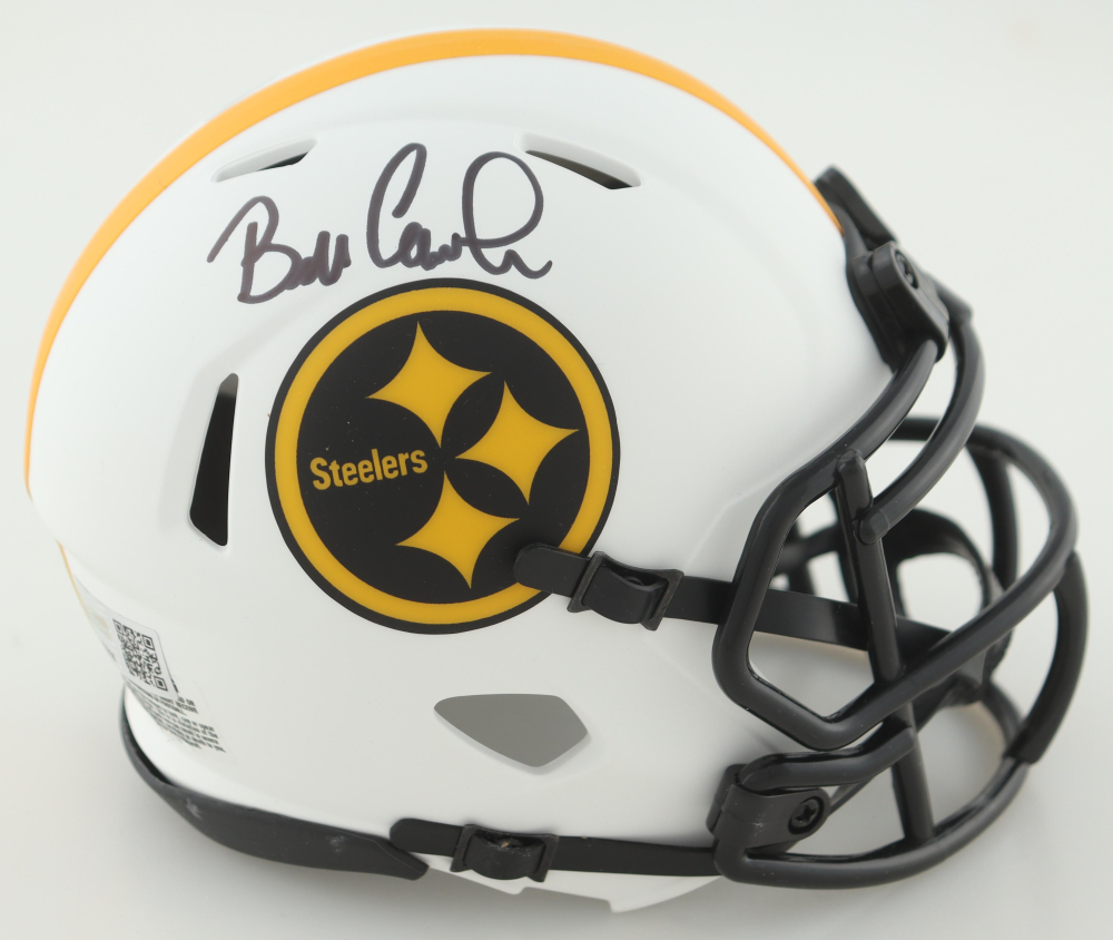 Bill Cowher Signed Steelers Lunar Eclipse Alternate Speed Mini Helmet ...