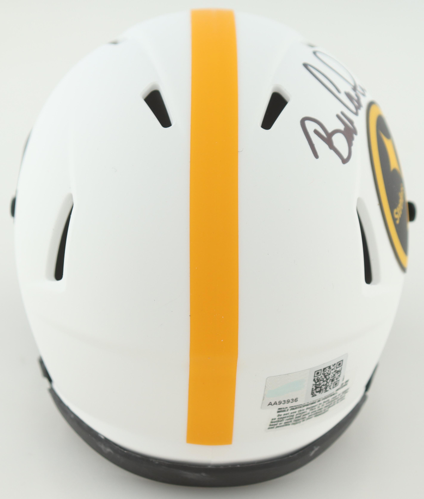 Bill Cowher Signed Steelers Lunar Eclipse Alternate Speed Mini Helmet ...