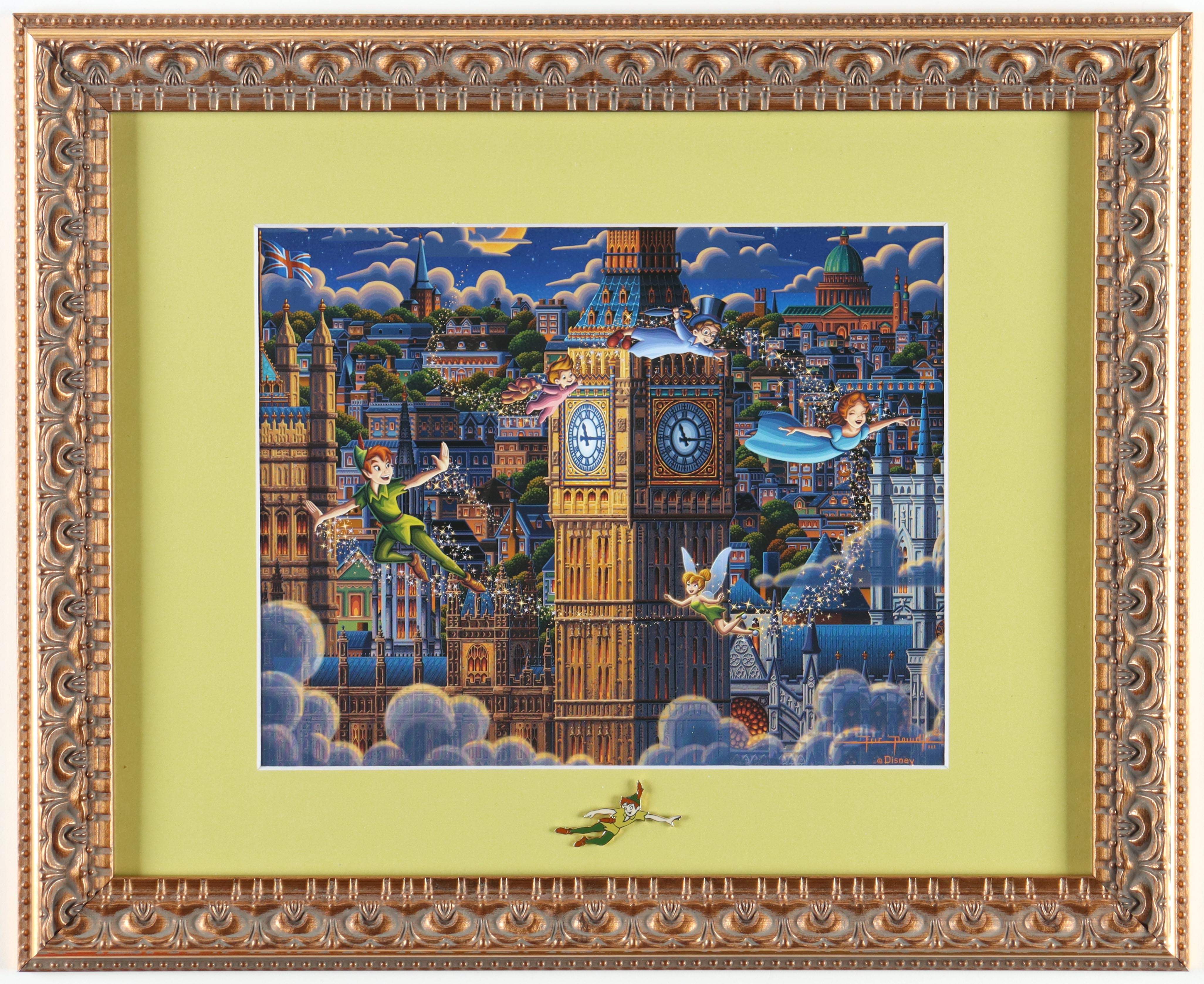 Eric Dowdle "Peter Pan" Custom Framed Print Display With Peter Pan Pin ...