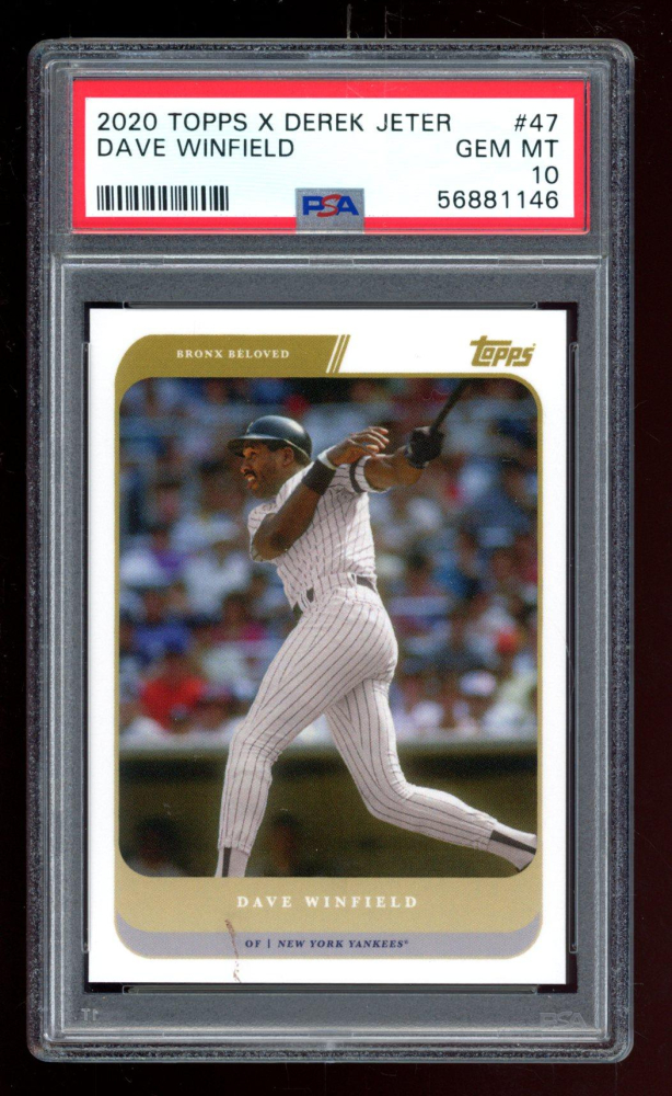 Dave Winfield 2020 Topps X Derek Jeter #47 (PSA 10) | Pristine Auction