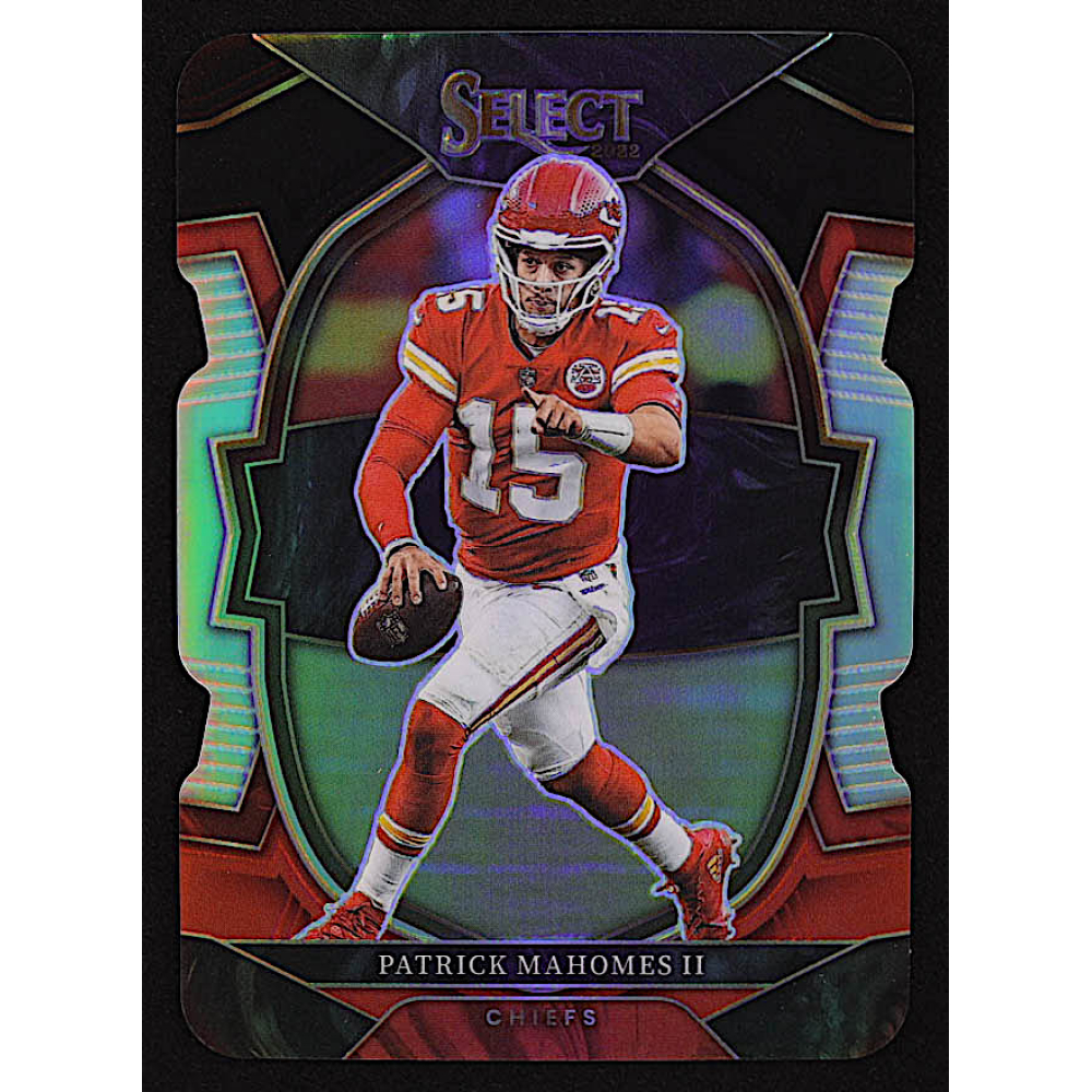 Patrick Mahomes II 2022 Select Prizm Black and Red Die Cut #20 ...