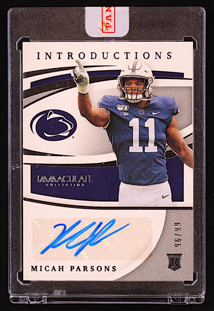 Micah Parsons 2021 Immaculate Collection Collegiate Immaculate ...