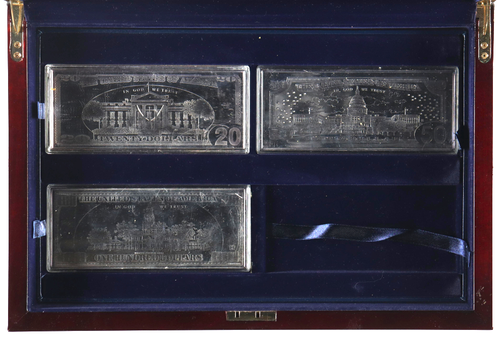 Washington Mint 2006 (7) Currency Silver Proof Bills .999 Fine Silver ...