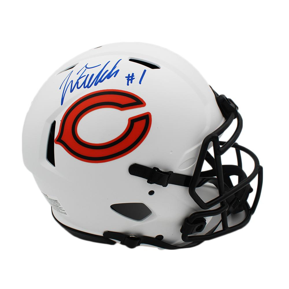 Justin Fields Signed Bears Full Size Authentic On Field Lunar Eclipse