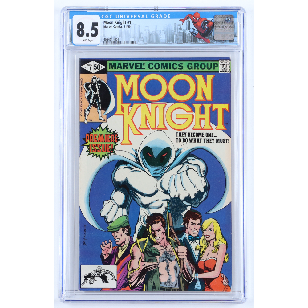 1980 "Moon Knight" Issue #1 Marvel Comic Book (CGC 8.5) | Pristine Auction