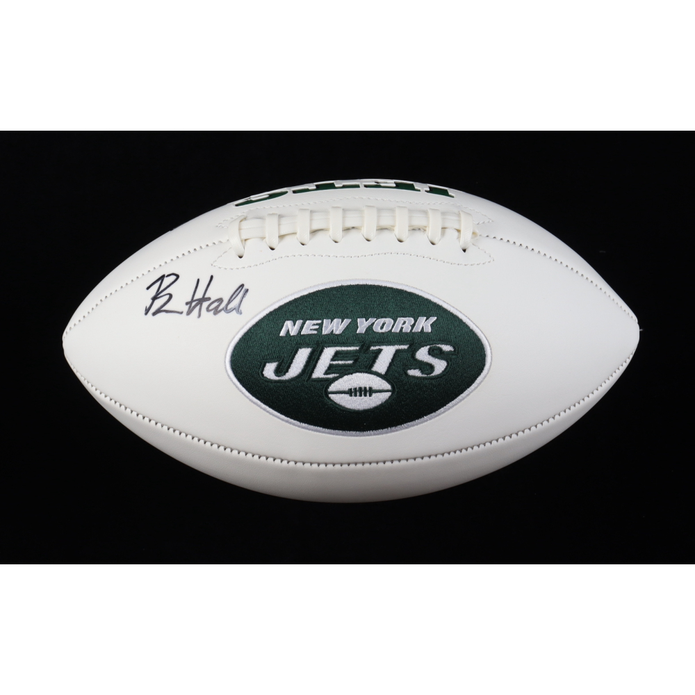Breece Hall Signed Jets Logo Football (Fanatics) | Pristine Auction