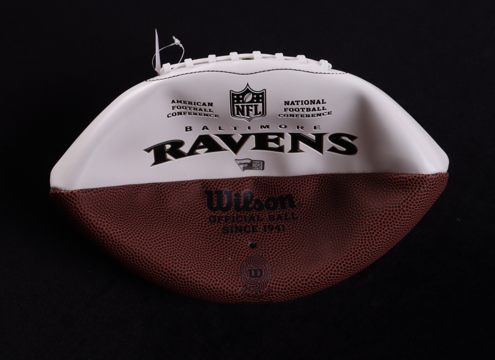 Patrick Queen Signed Ravens Logo Football (Fanatics) | Pristine Auction