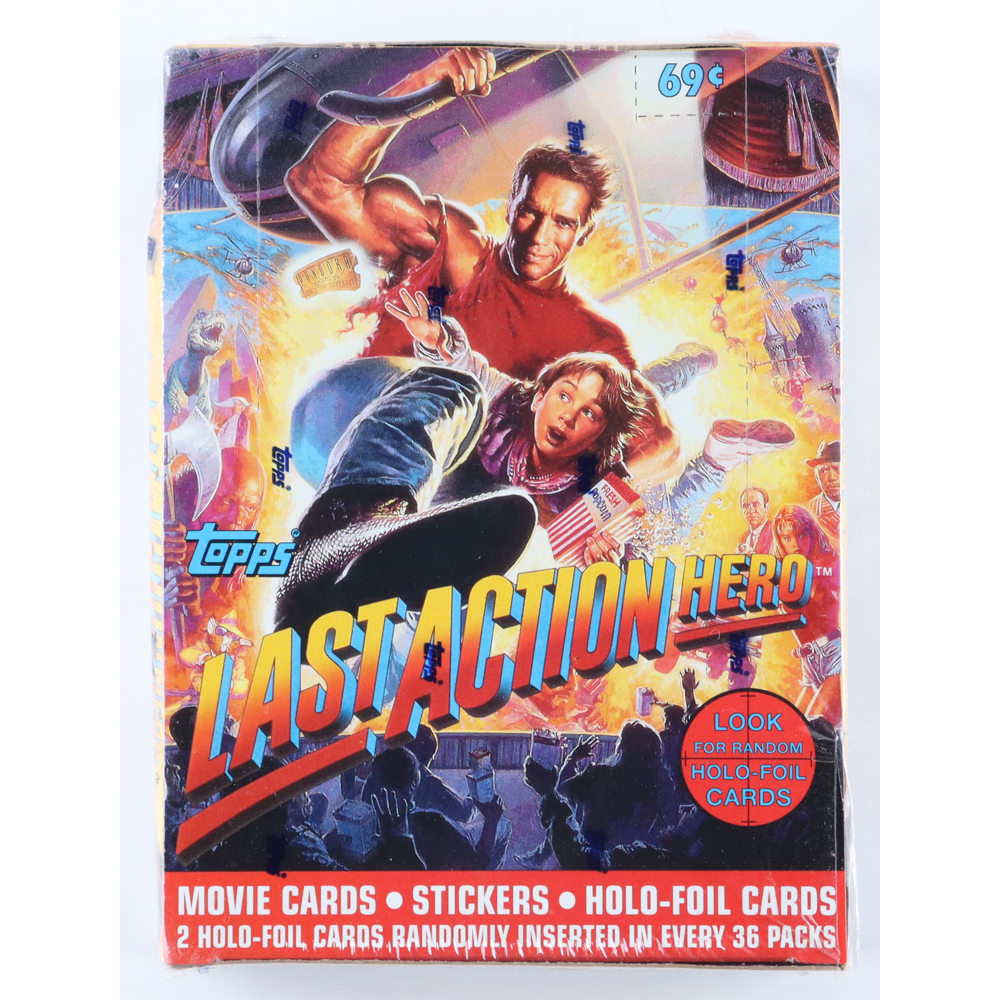 1993 Topps Last Action Hero Trading Card Hobby Box with (36) Packs ...