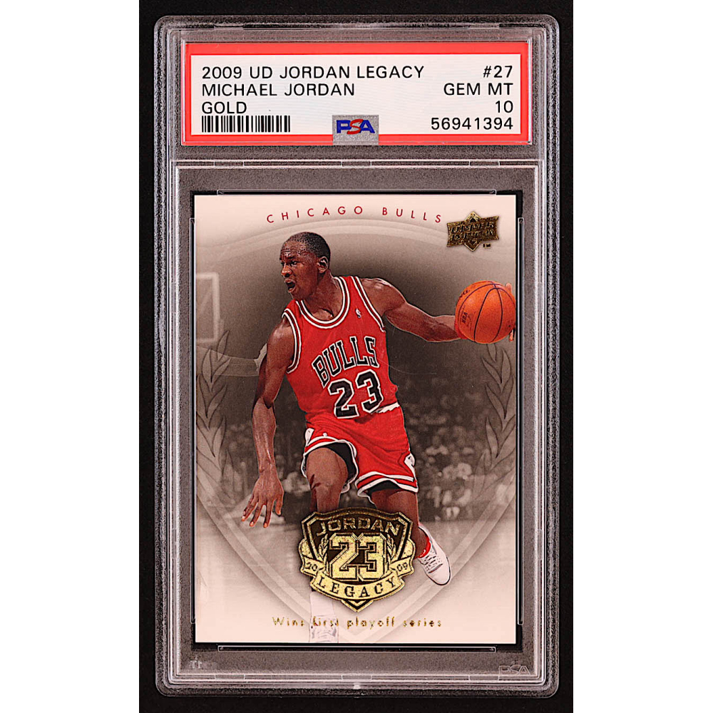 Michael Jordan 2009-10 Upper Deck Michael Jordan Legacy Collection Gold ...