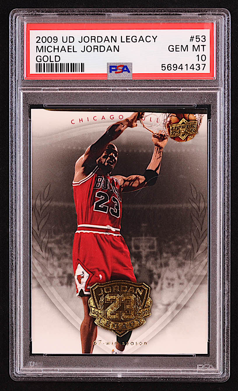 Michael Jordan 2009-10 Upper Deck Michael Jordan Legacy Collection Gold ...