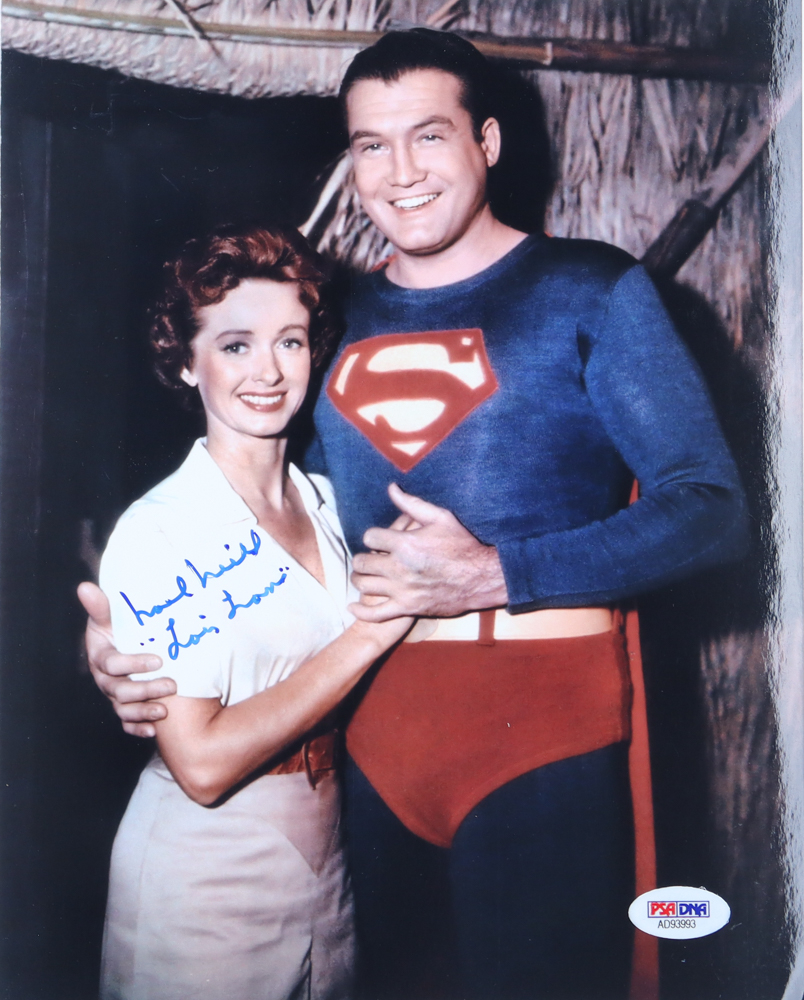 Noel Neill Signed "Superman" 8x10 Photo Inscribed "Louis Laine" (PSA) | Pristine Auction