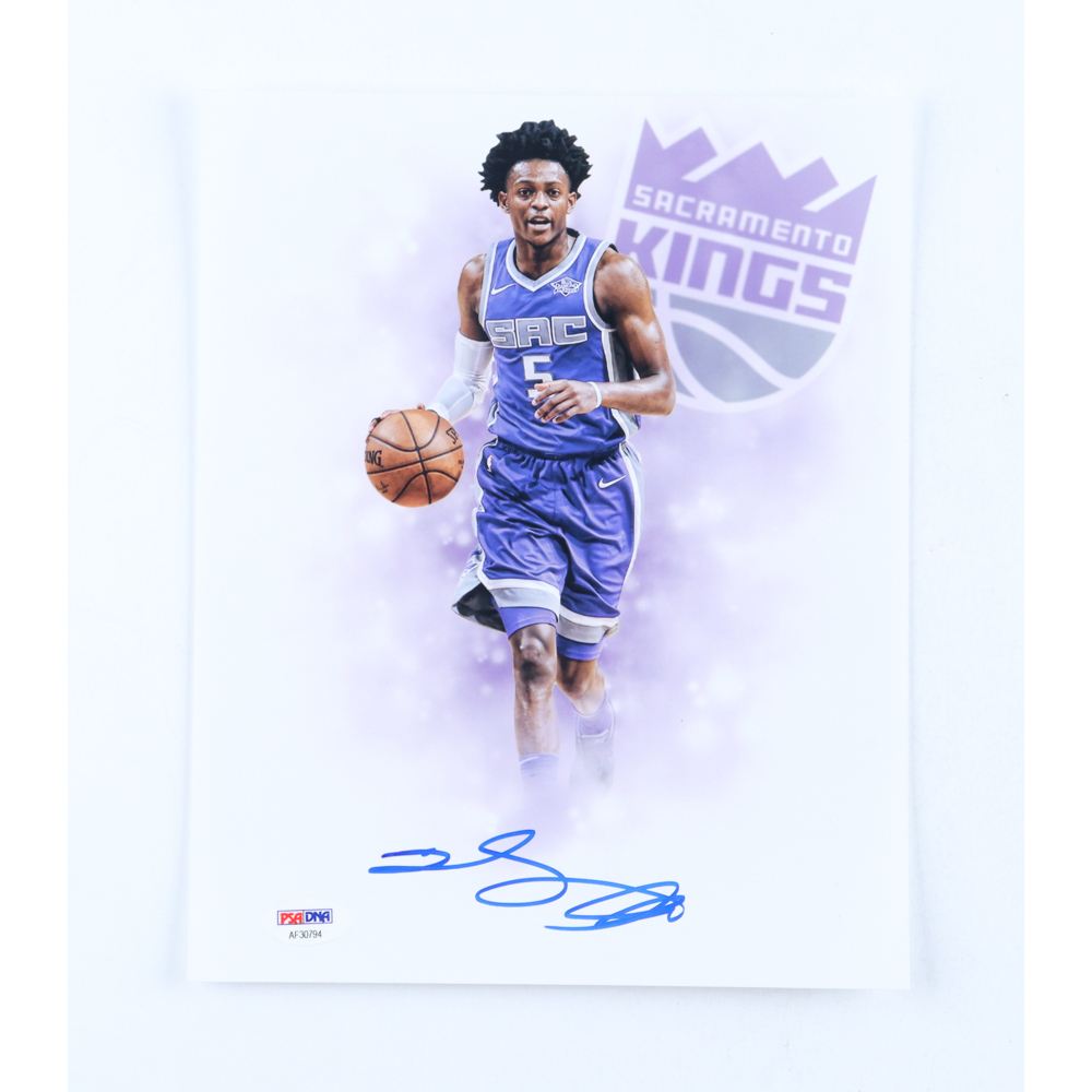 De'Aaron Fox Signed Kings 8x10 Photo (PSA) | Pristine Auction