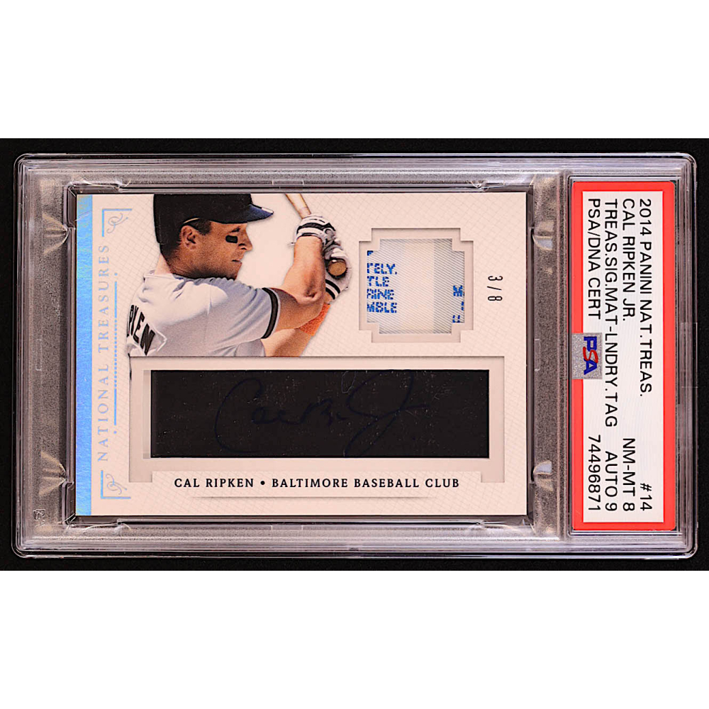 Cal Ripken Jr. 2014 Panini National Treasures Treasure Signature ...