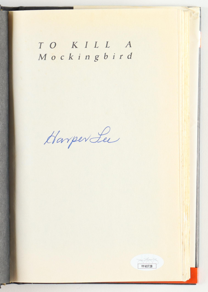 Harper Lee Signed "To Kill A Mockingbird" Hardcover Book (JSA ...