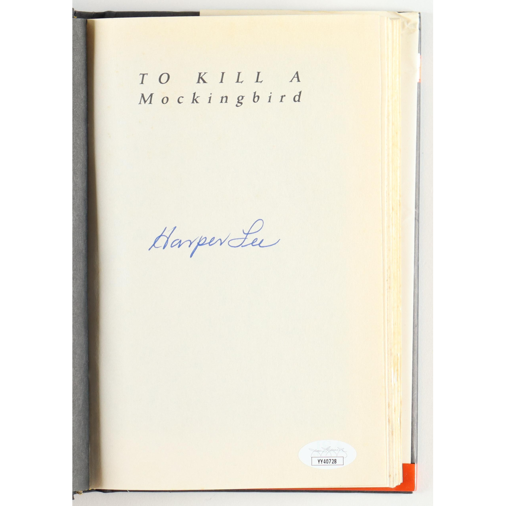 Harper Lee Signed "To Kill A Mockingbird" Hardcover Book (JSA ...