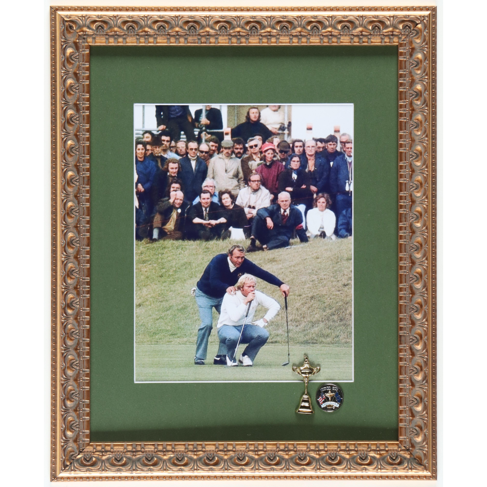 "Arnold Palmer & Jack Nicklaus At Ryder Cup" Custom Framed Photo ...