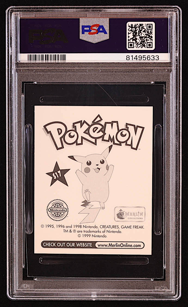 Weezing 1999 Merlin Pokemon Album Stickers #S17 (PSA 8) | Pristine Auction