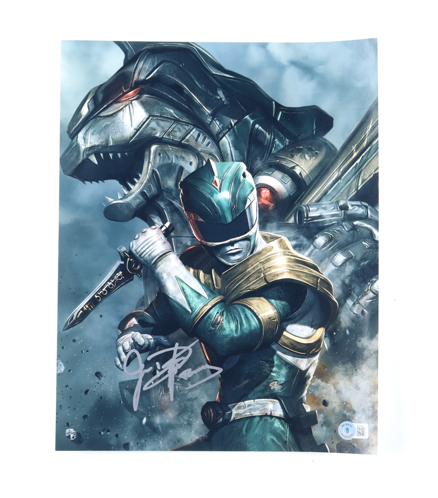 Jason David Frank Signed "Power Rangers" 11x14 Photo (Beckett ...