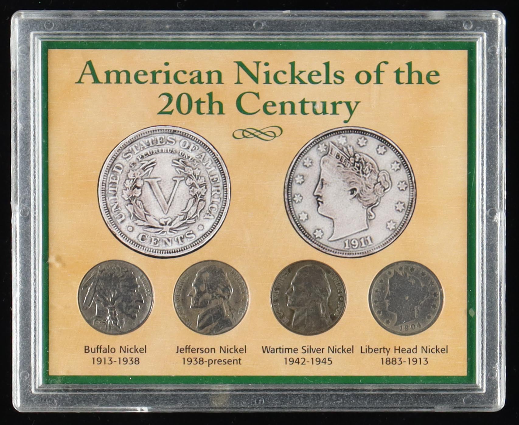 American Nickels Of The 20th Century Set of (4) Coins | Pristine Auction