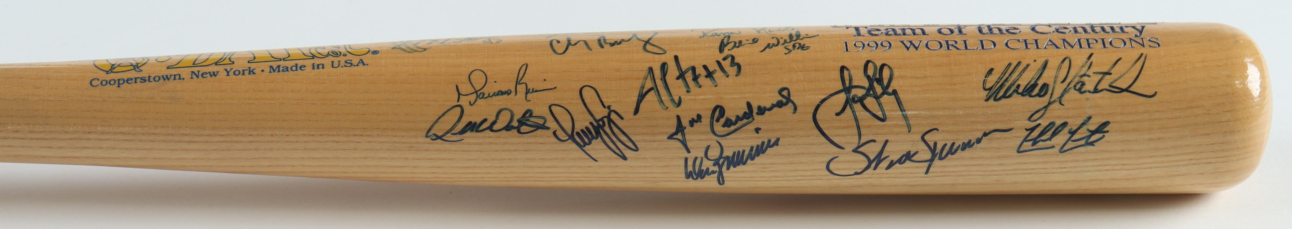 1999 Yankees LE World Series Champions Commemorative Baseball Bat Team ...