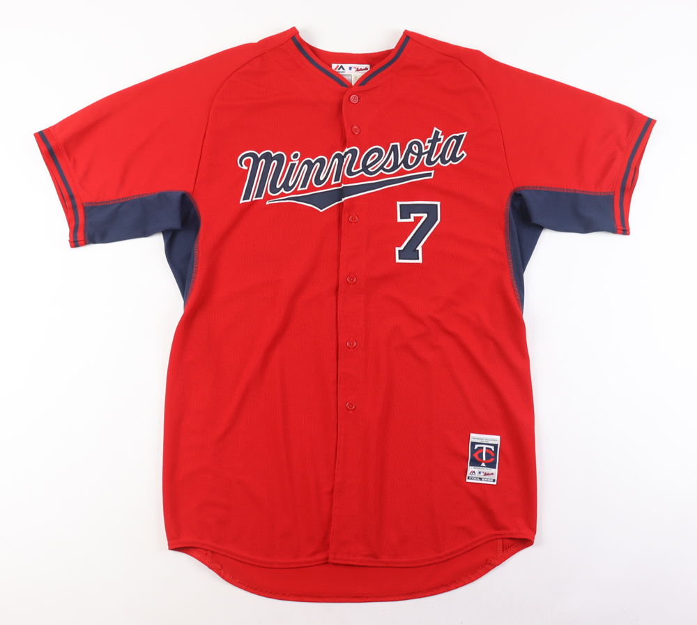 Joe Mauer Signed Twins Batting Practice Jersey (PSA & MLB) | Pristine ...