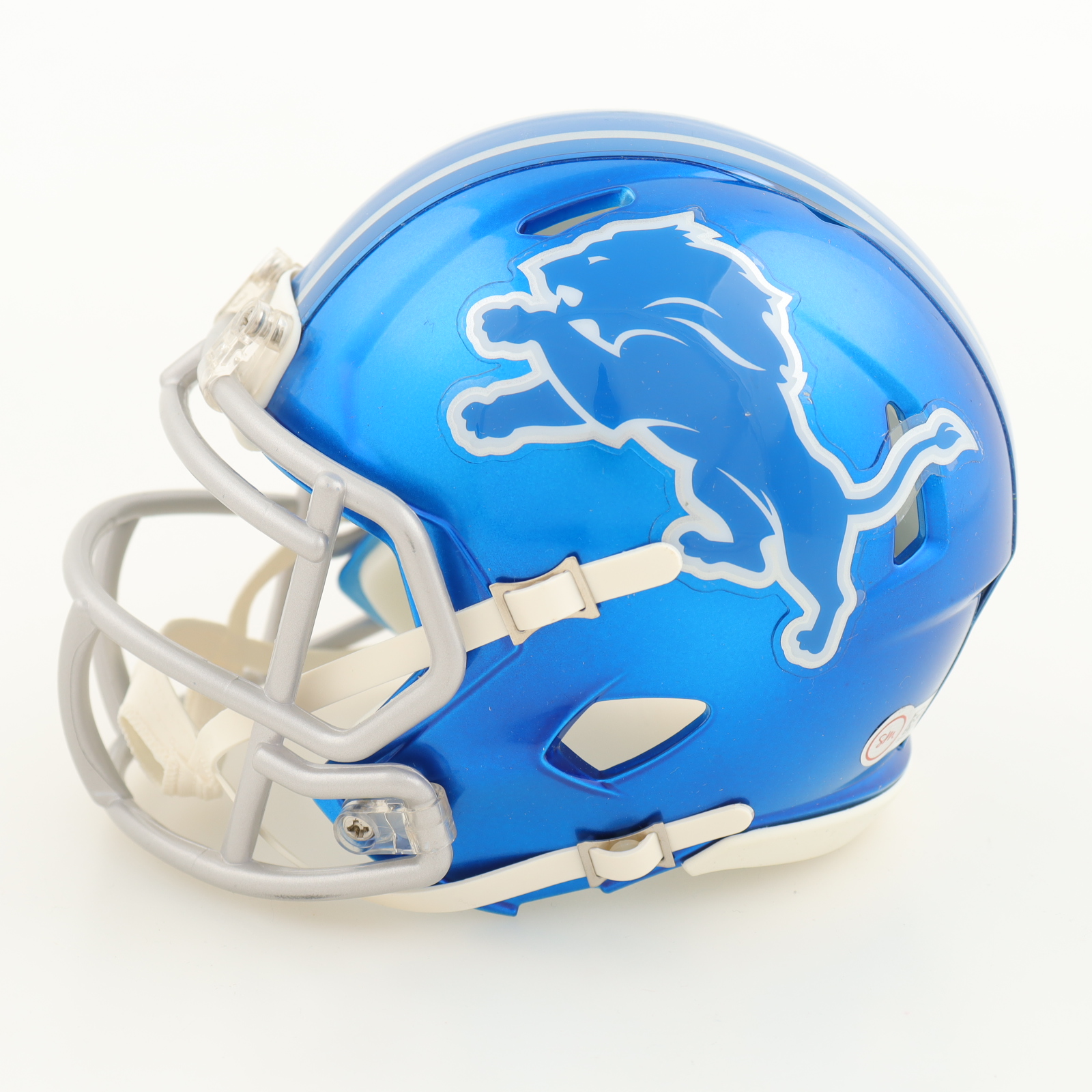 Amon-Ra St. Brown Signed Lions Flash Alternate Speed Mini Helmet ...