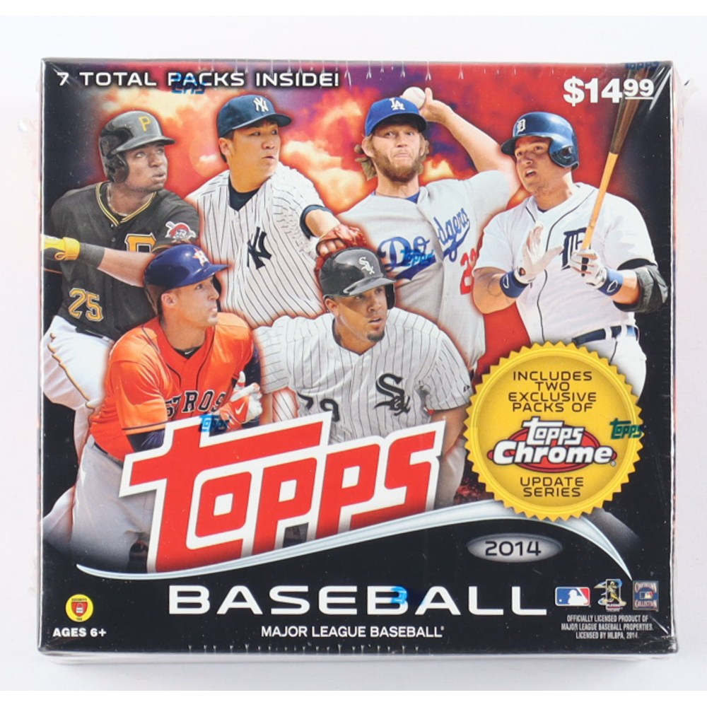 2014 Topps Chrome Update Baseball Mega Box With (7) Packs | Pristine ...