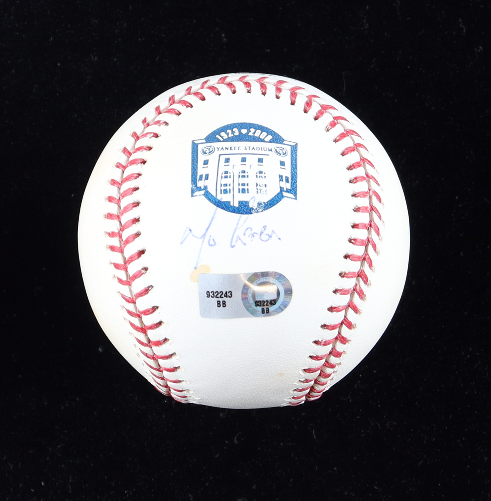 Melky Cabrera Signed Commemorative Yankee Stadium OML Baseball (MLB & Steiner) | Pristine Auction