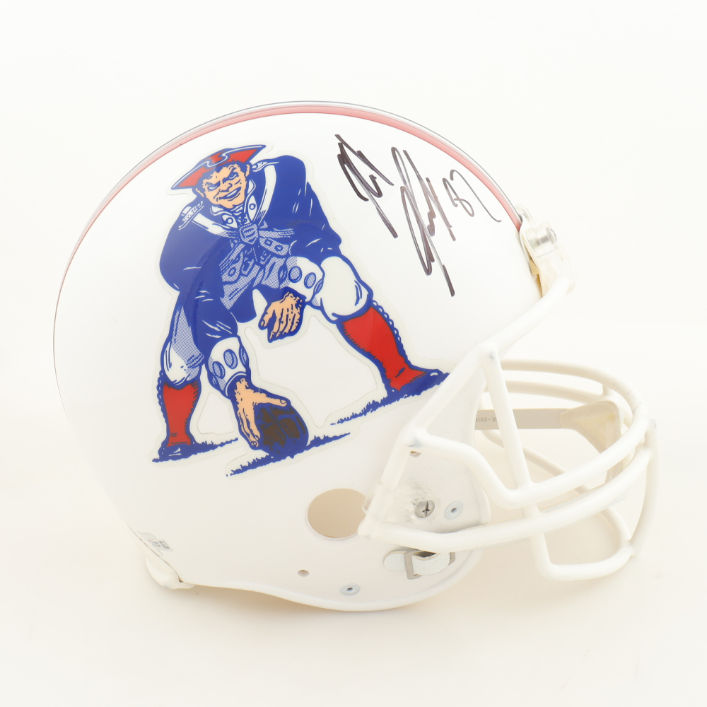 Rob Gronkowski Signed Patriots Full-Size Authentic On-Field Throwback ...