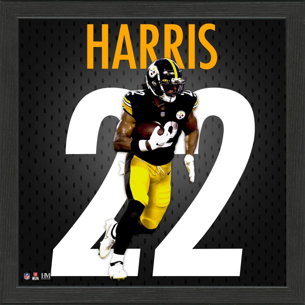 Najee Harris Steelers "Impact Jersey" Custom Framed Photo | Pristine ...