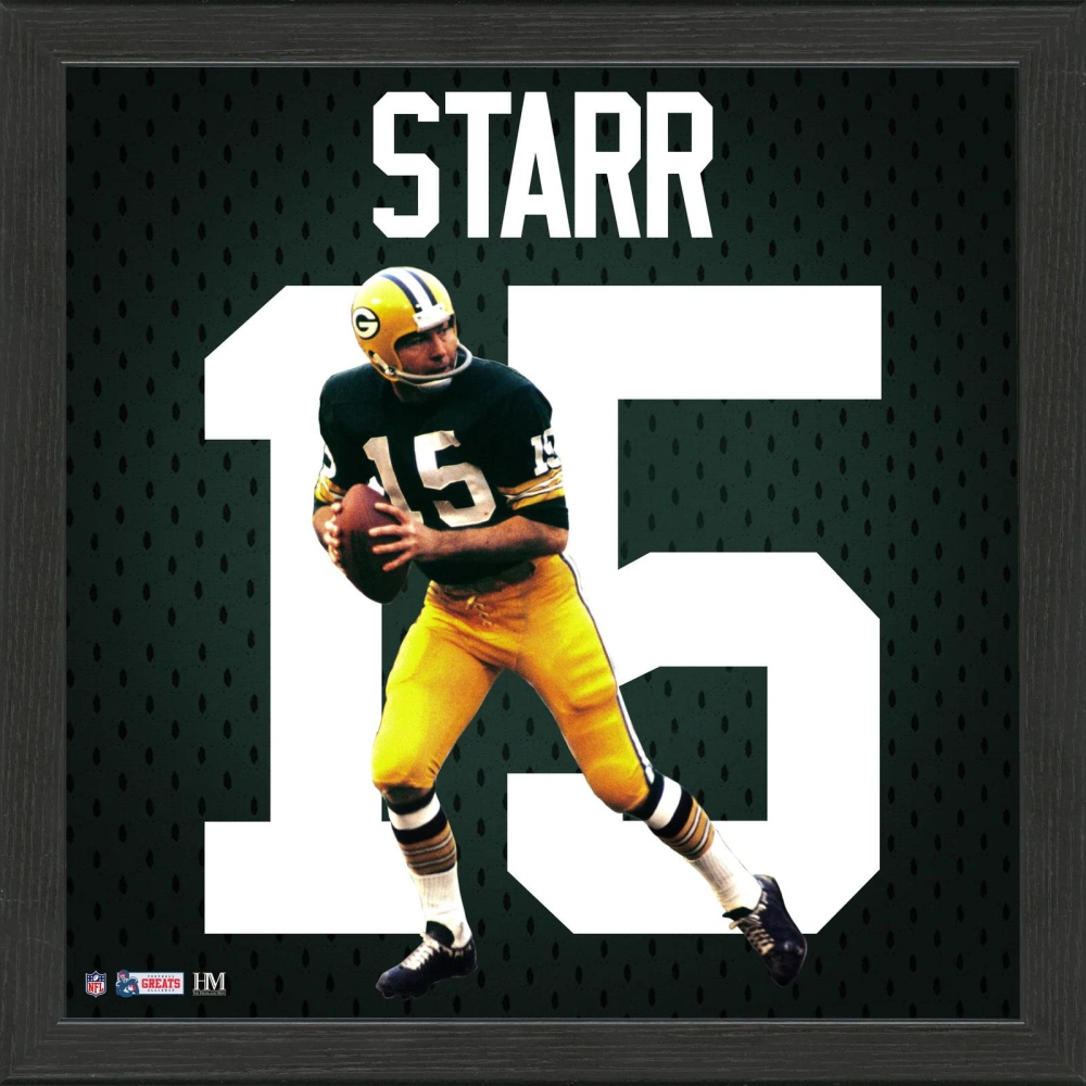 Bart Starr Packers "Impact Jersey" Custom Framed Photo | Pristine Auction