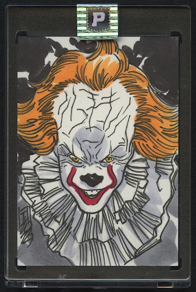 Pennywise | It | Original Art Sketch Card by Tom Hodges (1/1 Original ...