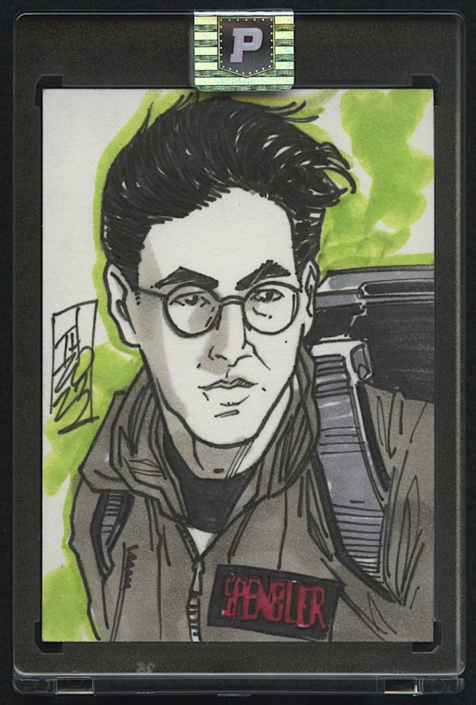 Ghostbusters | Dr. Egon Spengler | Original Art Sketch Card by Tom ...