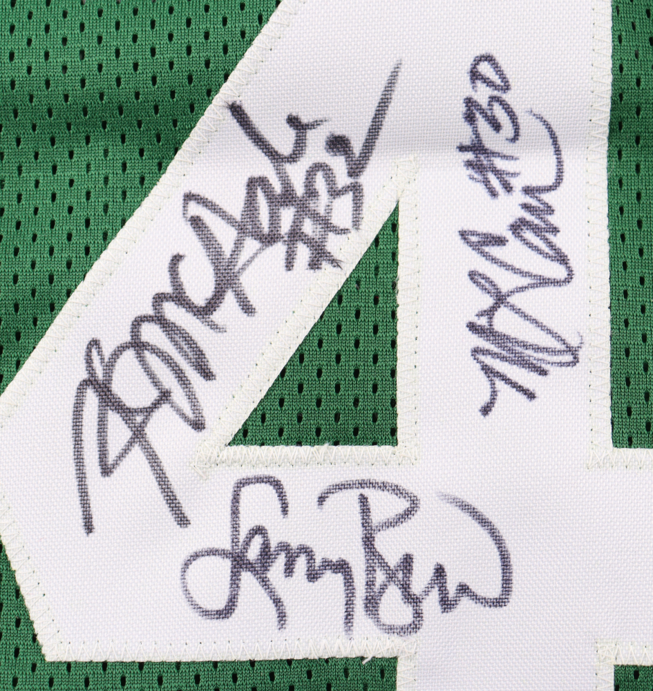 1984 NBA Champions Jersey Signed By (6) with Larry Bird, Robert Parish ...