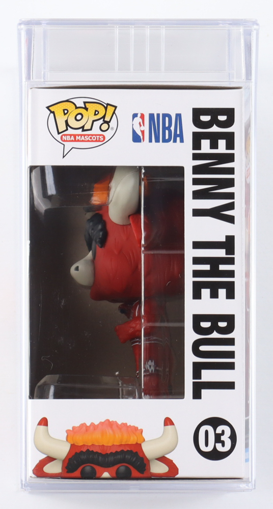 Scottie Pippen Signed Cut with Bulls #03 Benny the Bull Funko Pop ...
