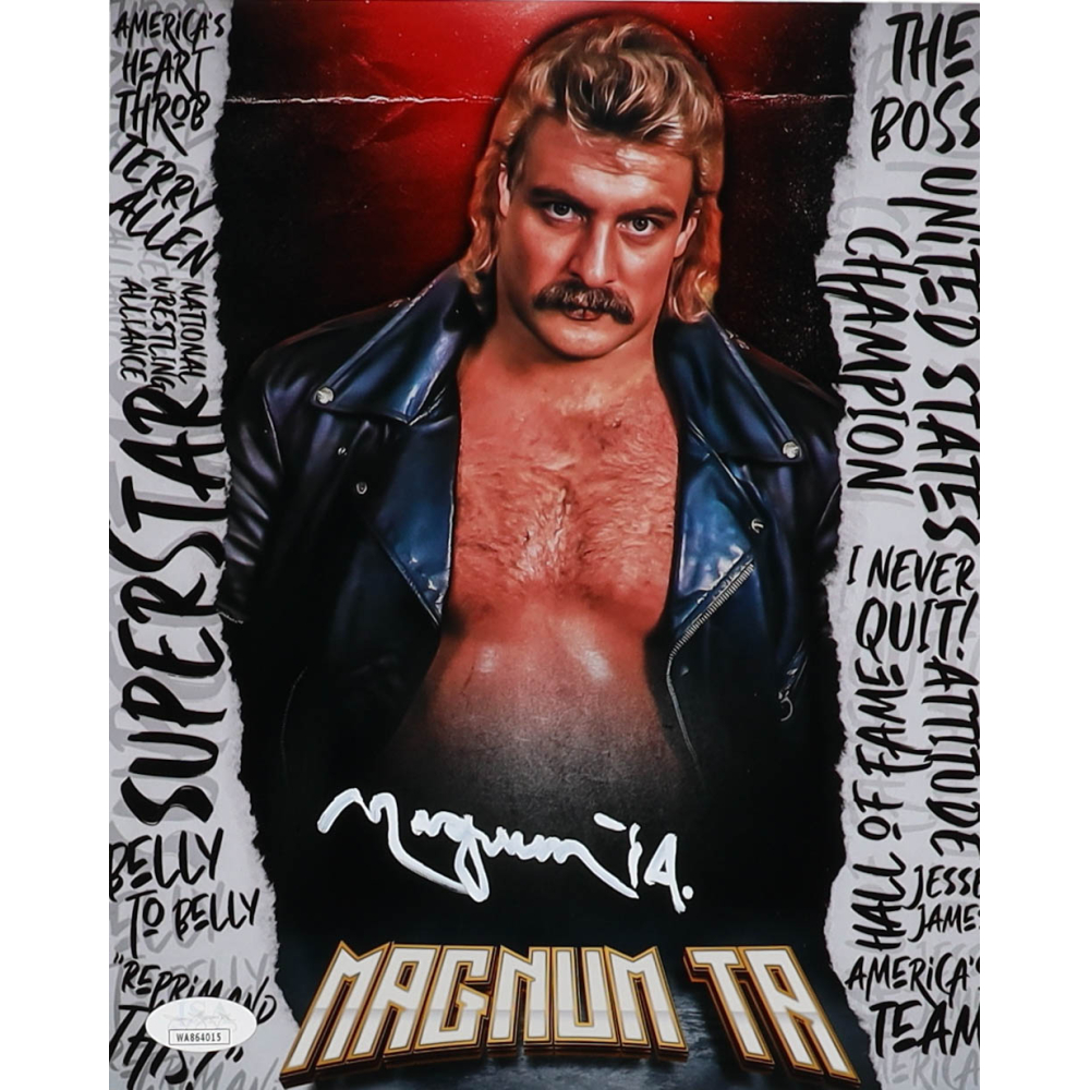Magnum T. A. Signed WWE 8x10 Metallic Photo (JSA) | Pristine Auction
