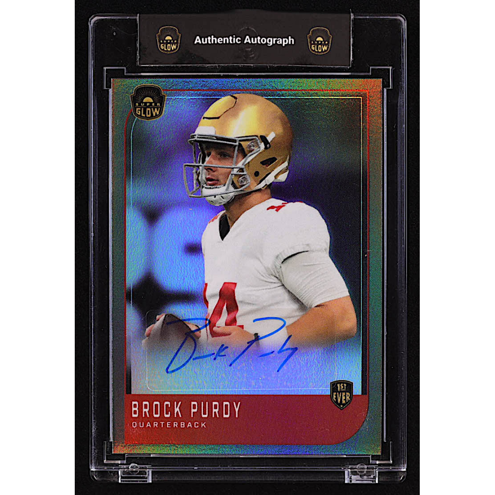 Brock Purdy 2022 Super Glow Autograph Silver #BP3A RC #1/1 | Pristine ...
