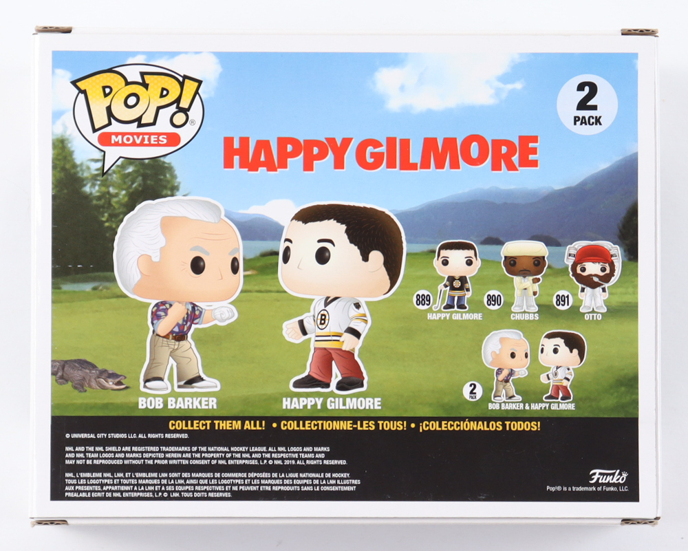 Adam Sandler Signed "Happy Gilmore" 2-Pack Bob Barker & Happy Gilmore ...