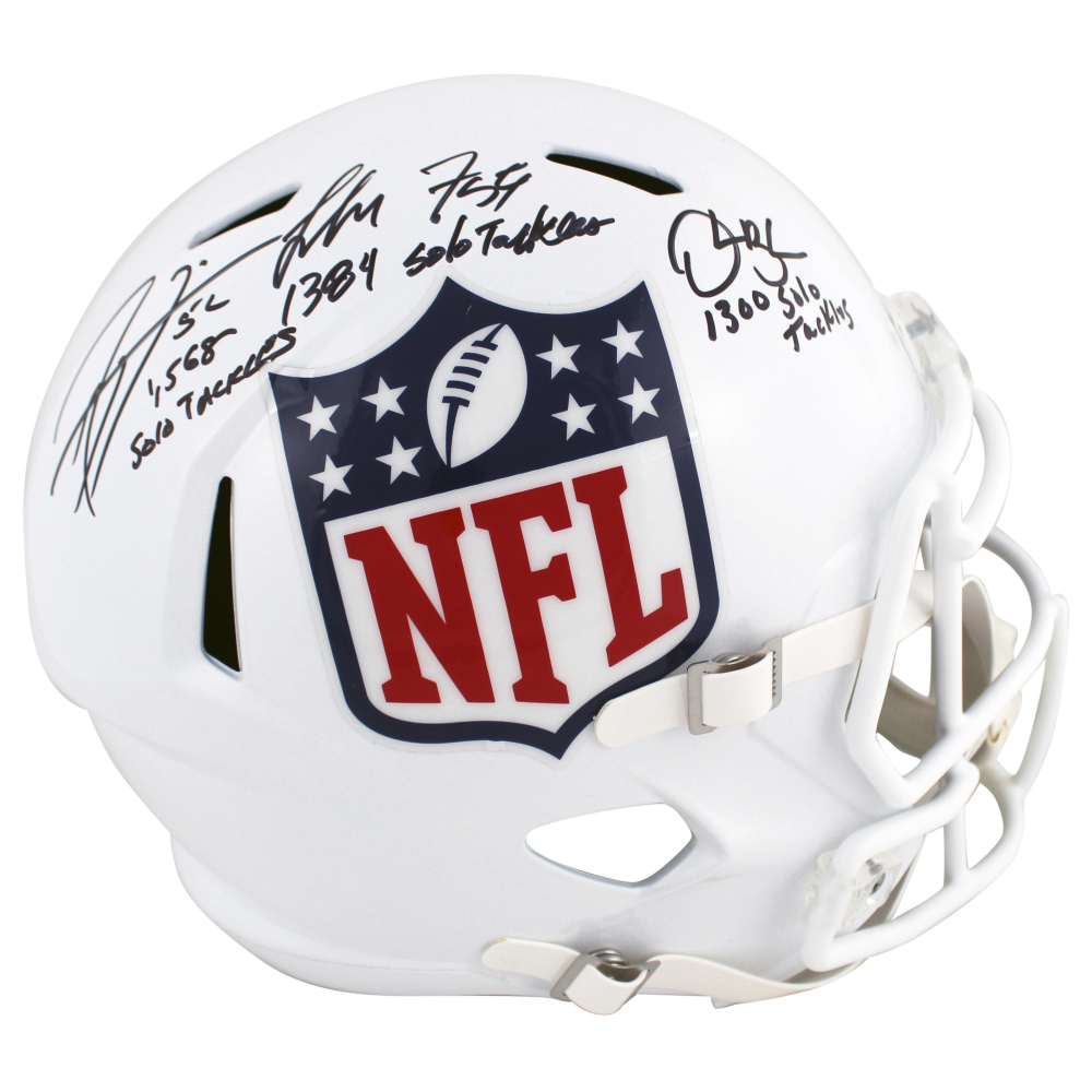 Ray Lewis, Derrick Brooks & London Fletcher Signed NFL Logo Full-Size ...