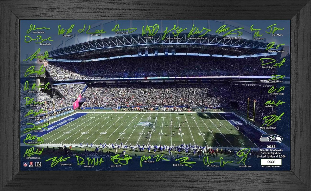 Seahawks LE 2023 "Signature Gridiron" Custom Framed Photo | Pristine ...
