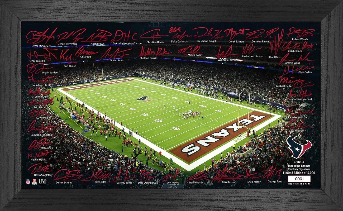 Texans LE 2023 "Signature Gridiron" Custom Framed Photo | Pristine Auction
