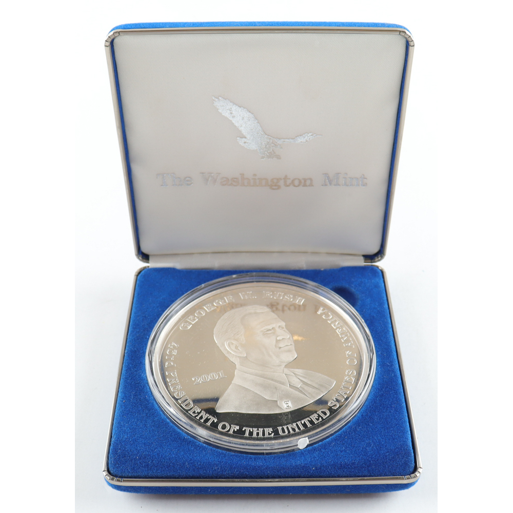 Half Pound .999 Fine Silver "Gore v Bush" Bullion Coin With Original ...