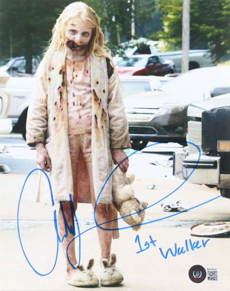 Addy Miller Signed "The Walking Dead" 8x10 Photo (Beckett) | Pristine ...