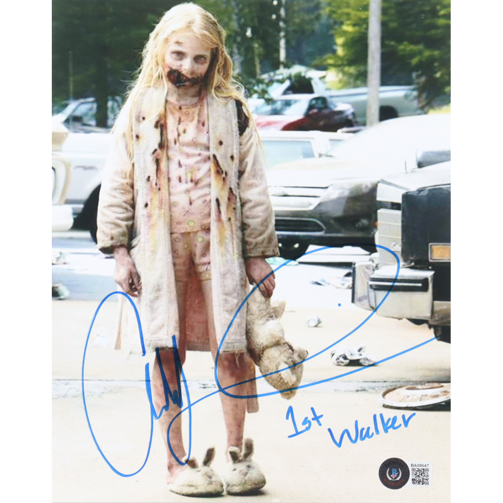 Addy Miller Signed "The Walking Dead" 8x10 Photo (Beckett) | Pristine ...