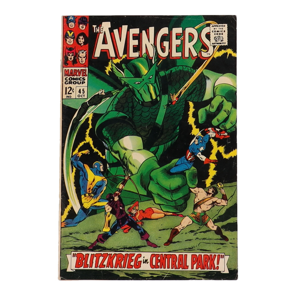 1967 "The Avengers" Issue #45 Marvel Comic Book | Pristine Auction