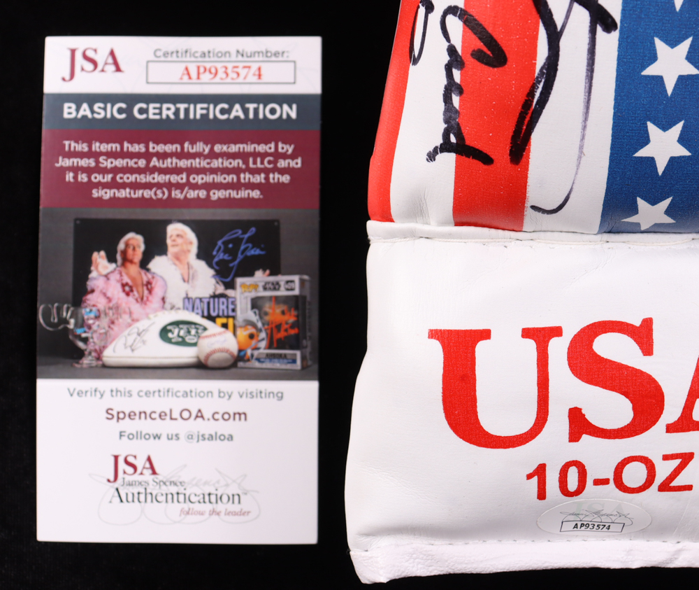 Carl Weathers Signed Last Punch Boxing Glove Inscribed "Apollo Creed ...