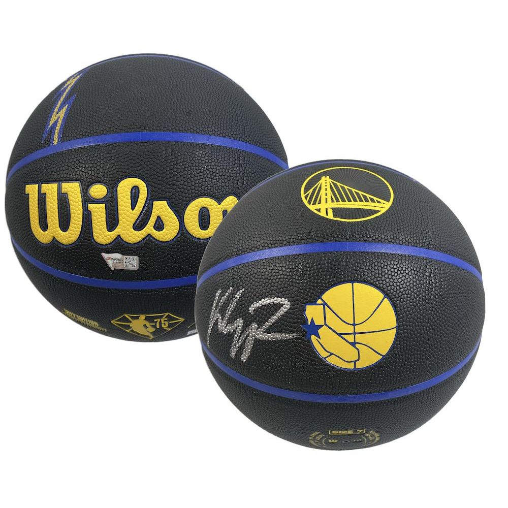 Klay Thompson Signed Warriors Logo Basketball (Fanatics) | Pristine Auction