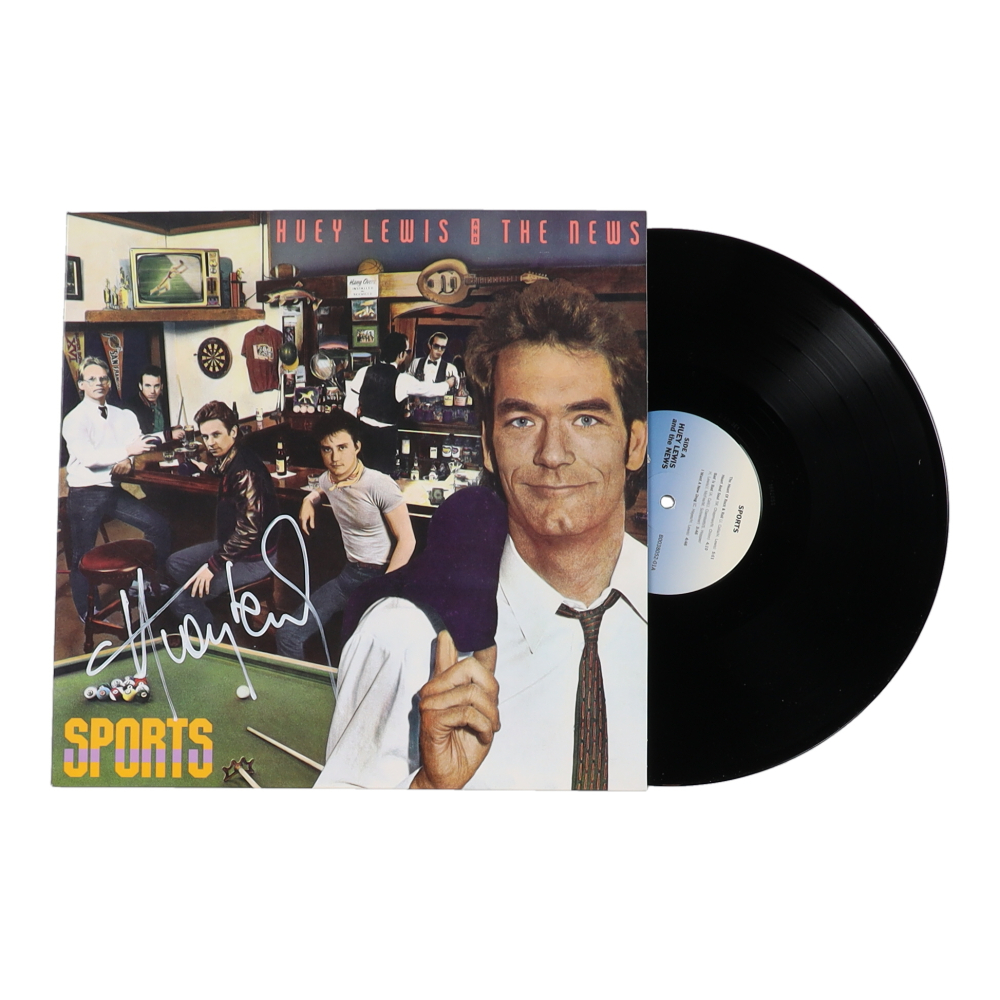 Huey Lewis Signed "Huey Lewis and the News" Vinyl Record Album Cover ...