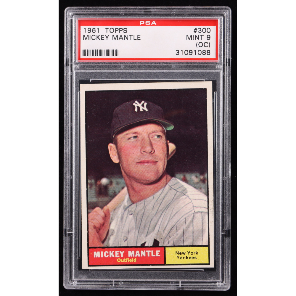 Mickey Mantle 1961 Topps #300 (PSA 9) (OC) | Pristine Auction