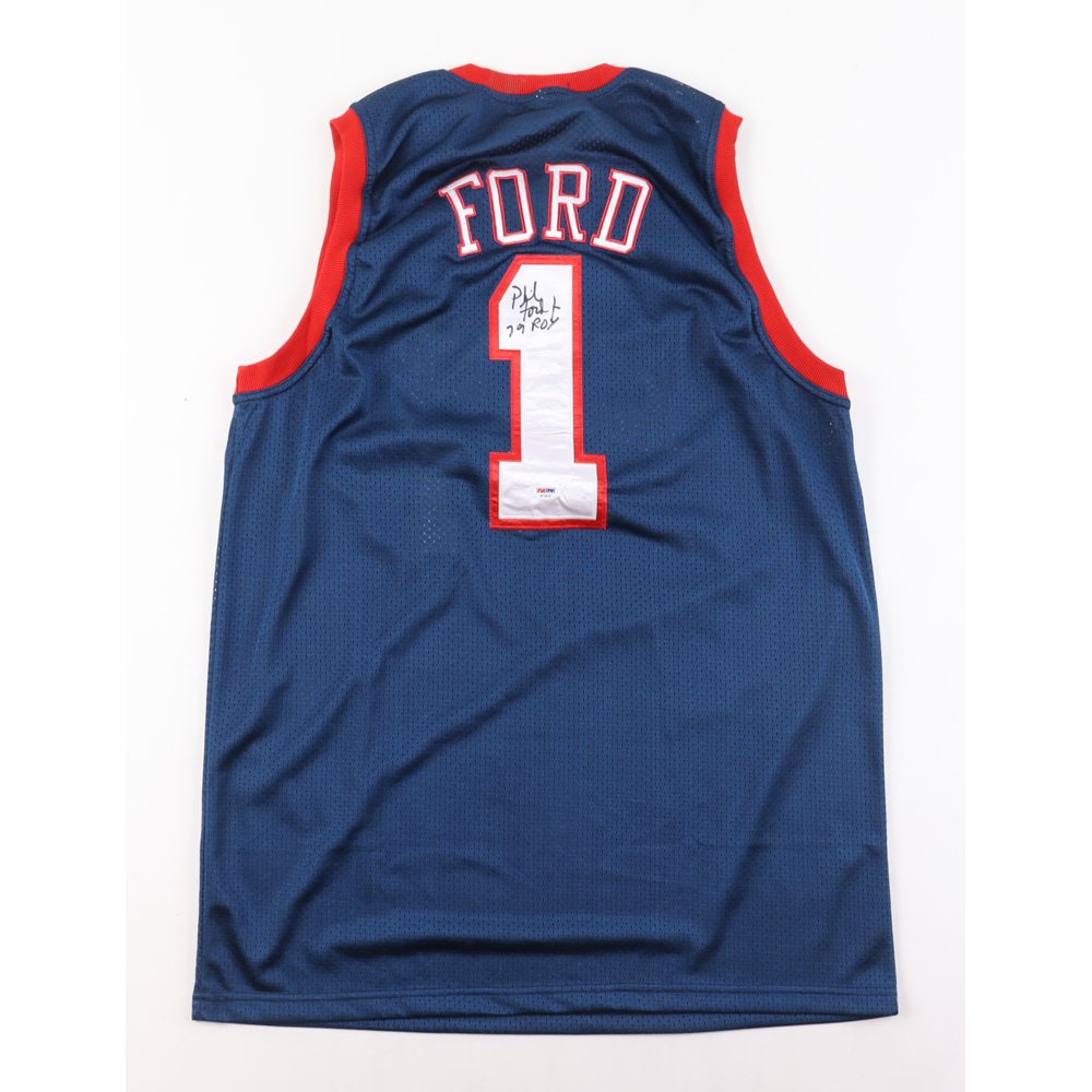 Phil Ford Signed Jersey Inscribed "79 ROY" (PSA) | Pristine Auction